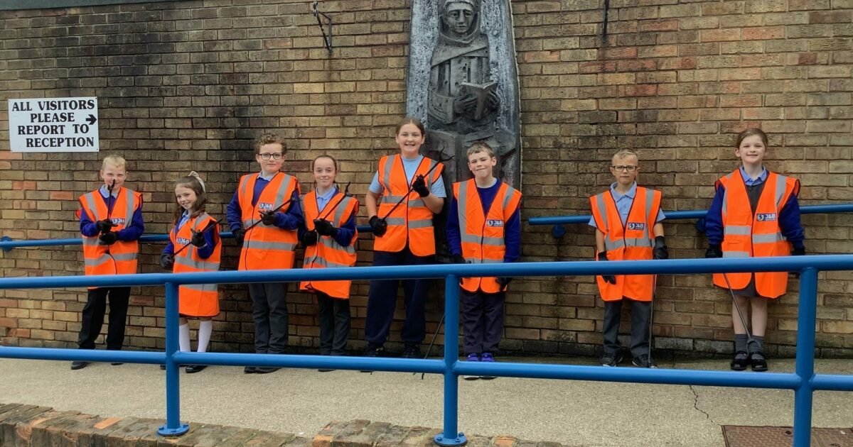 J&B Recycling - Educating the Youth with J&B Recycling Litter Picking…